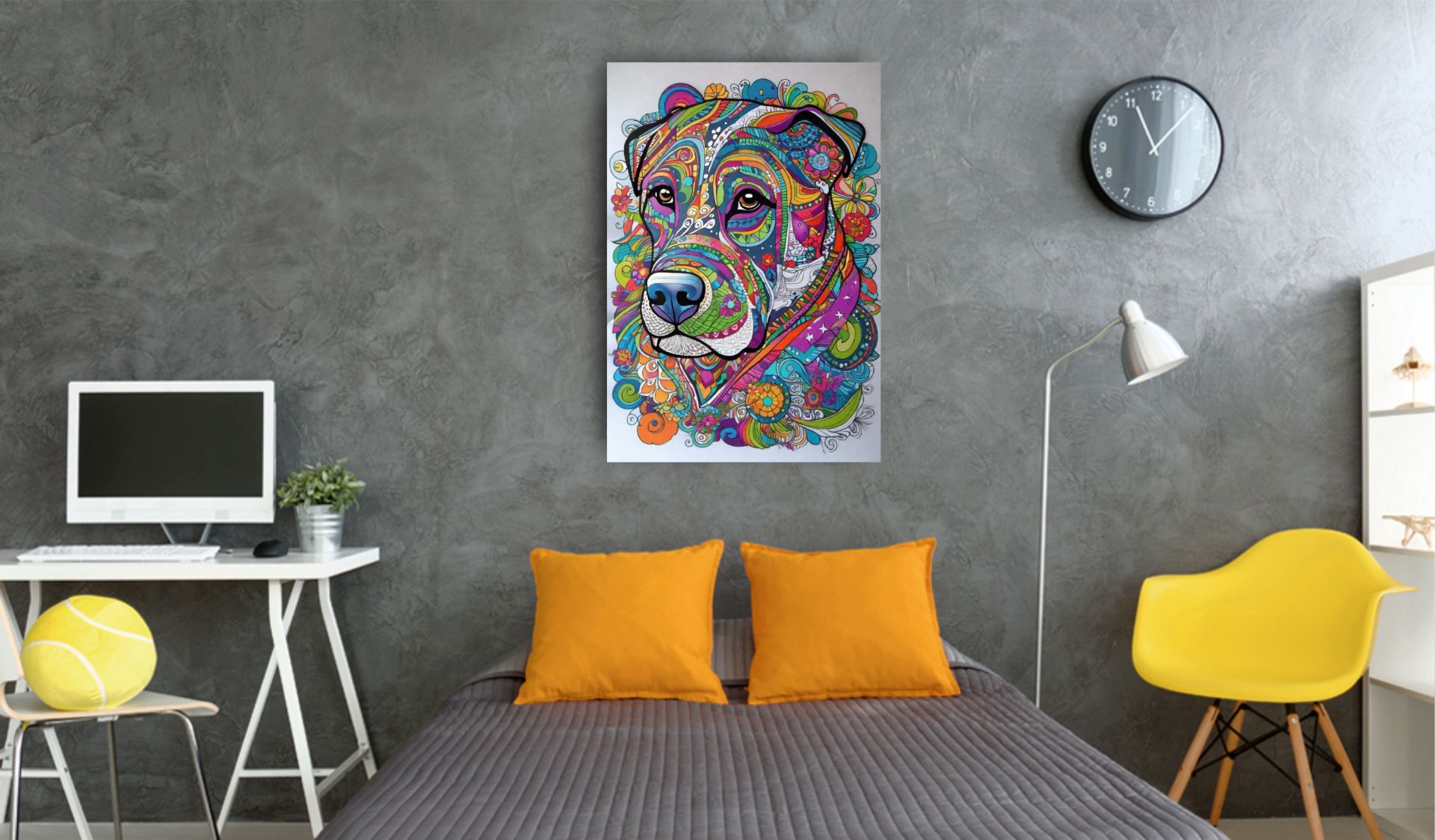 MondoQuadri. Doodle - Cane Creativo